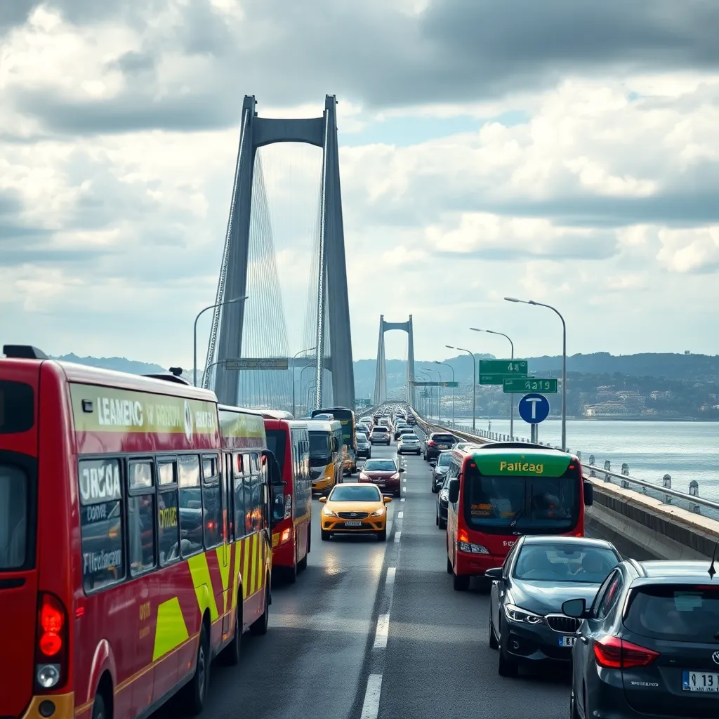 Tamar Bridge Breakdown Sparks Miles of Traffic Chaos - Let's Go To ...